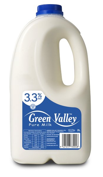Milk Blue Top - 2 Litre – Chev2Home